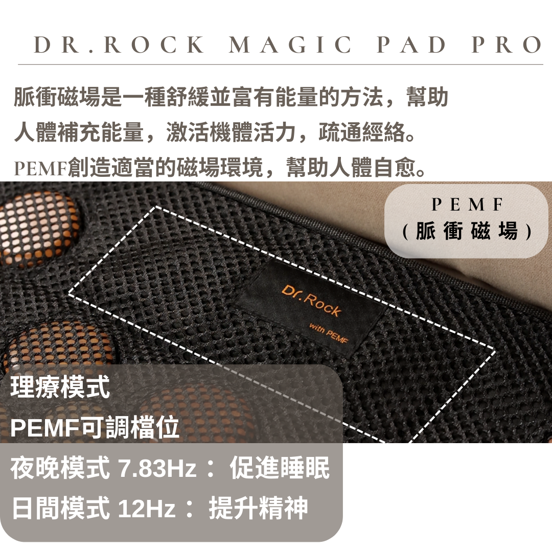 Dr.Rock MagicPad Pro砭石遠紅外線溫陽百變墊專業版 – FIT MART 香港智能健康及運動生活用品專門店：筋膜槍、瑜伽輔助 ...
